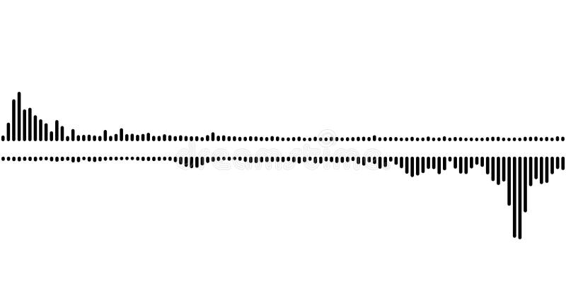 Black Waveform Equalizer stock video. Video of loud - 315229101