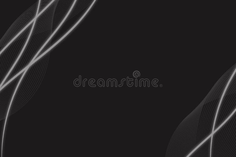 Black Waveform Vector Background Stock Illustration - Illustration of ...