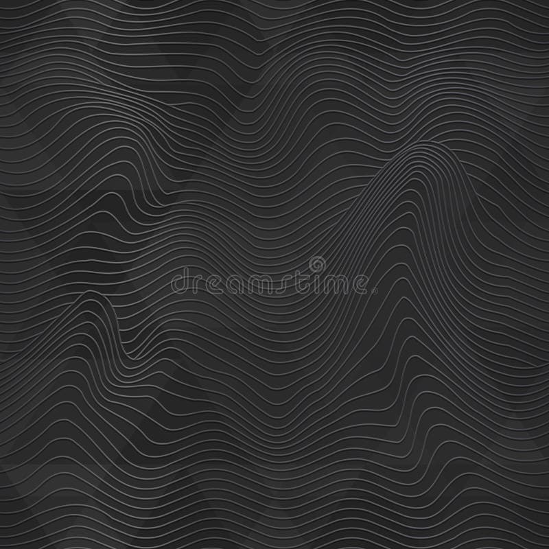 Black Waves Seamless Texture Stock Vector - Illustration of pattern ...