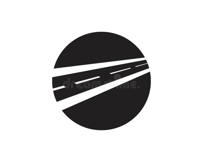 Black Way Logo Vector Template Stock Vector - Illustration of shape ...