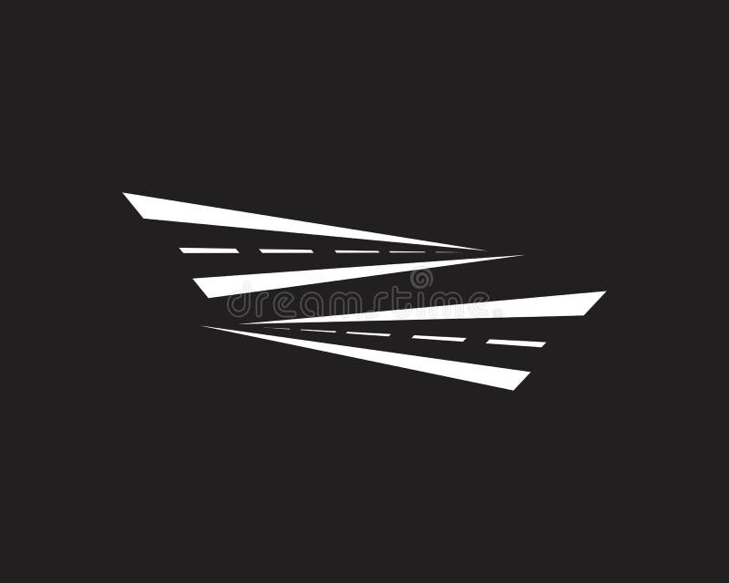 Black Way Logo Vector Template Stock Vector - Illustration of vector ...