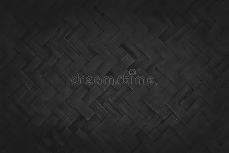 Black Weave Bamboo Pattern, Woven Rattan Mat Texture for Background and ...