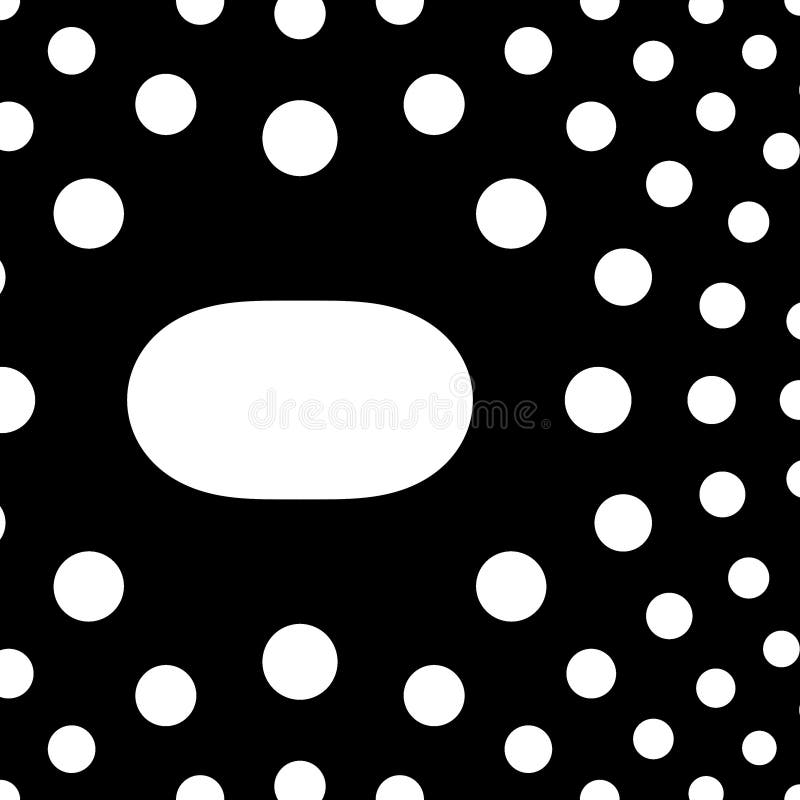 Black & White Abstract Art Shapes Background Stock Illustration ...