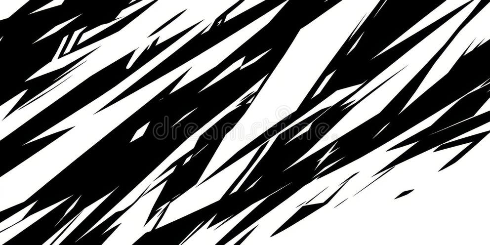 A Black and White Abstract Background with Distorted, Fragmented Shapes ...