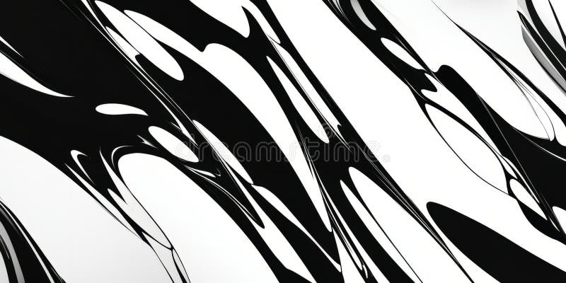 A Black and White Abstract Background with Distorted, Fragmented Shapes ...