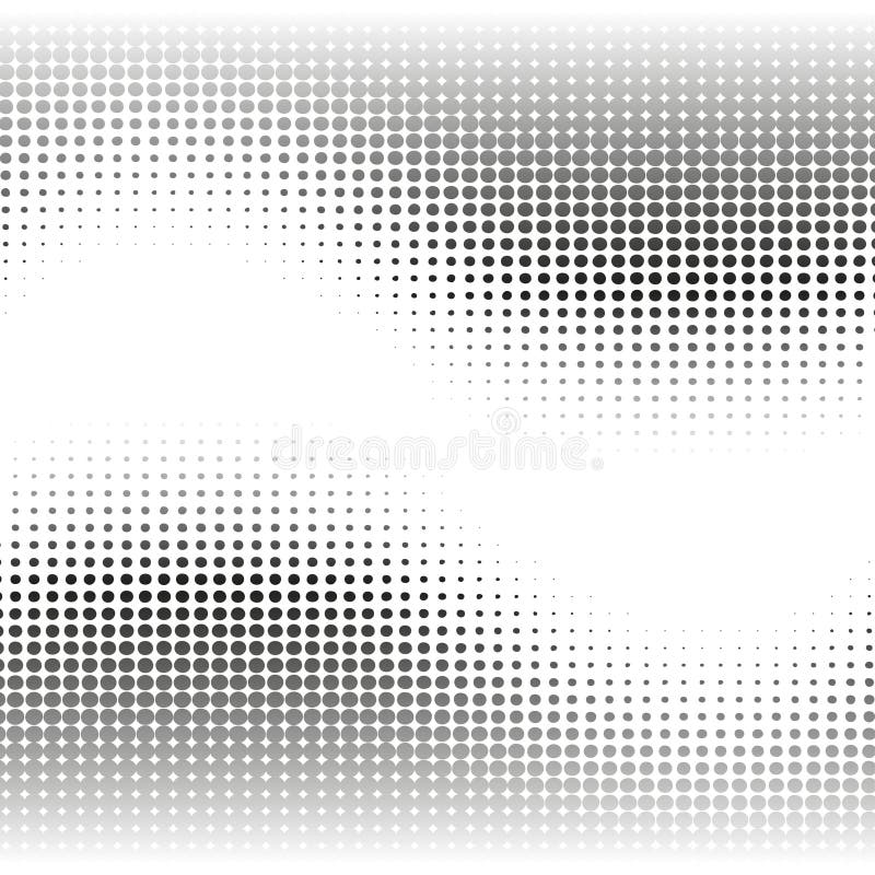 Abstract Halftone Pattern Vector Background. Halftone Illustration ...