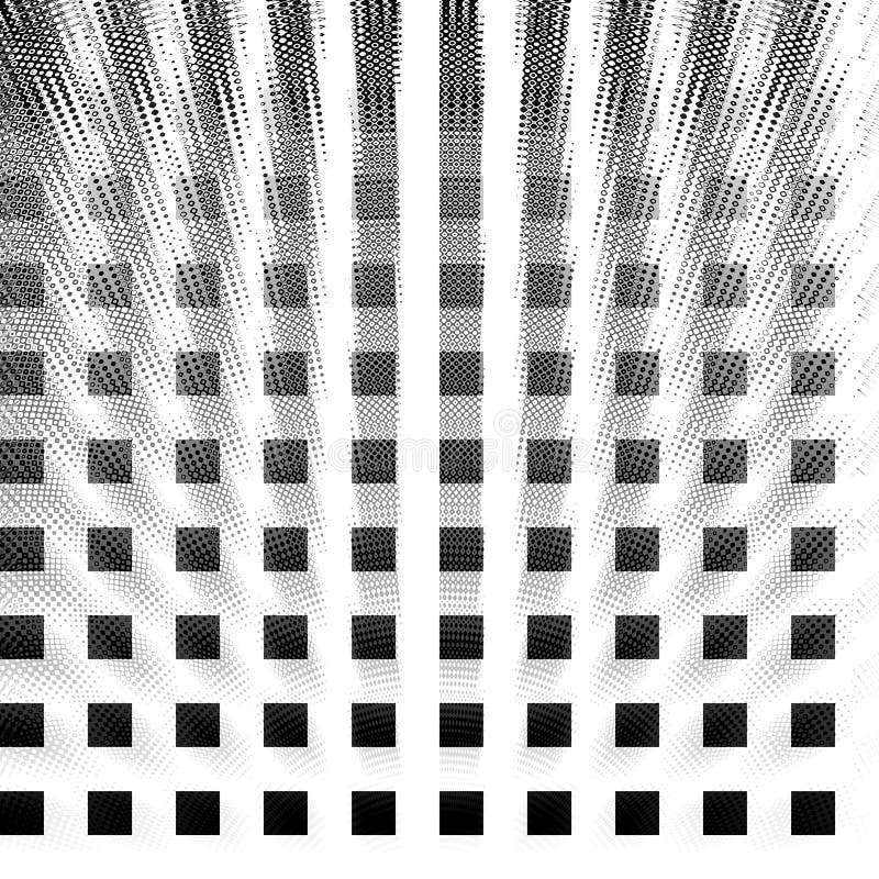 Black White Pixels Bits Abstract Background Shapes Blurs Stock ...