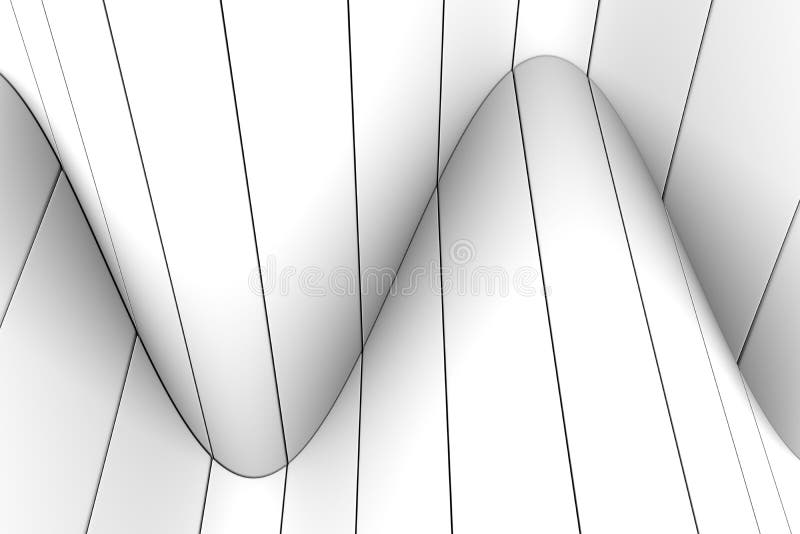 Black And White Abstract Background With Wave Line Stock Illustration ...