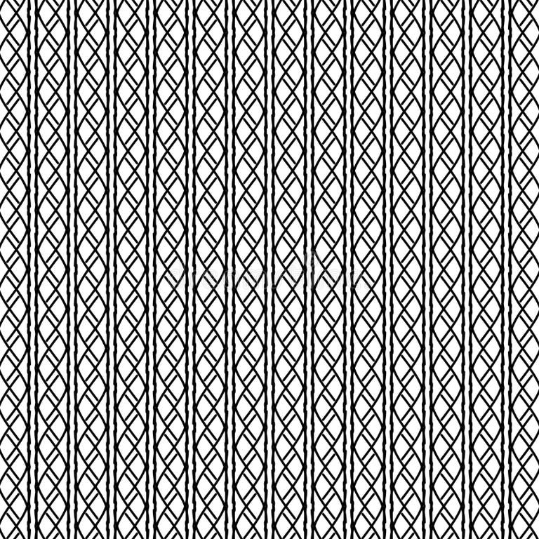 Black and White Abstract Column Pattern Stock Illustration ...