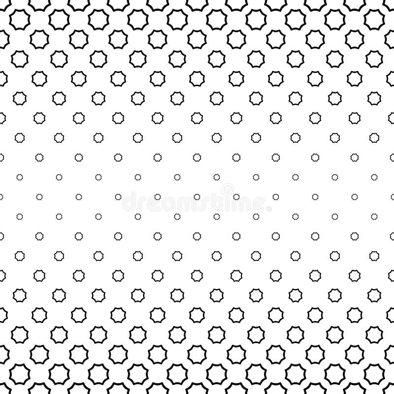 Black and White Curved Octagon Pattern Background Stock Vector ...
