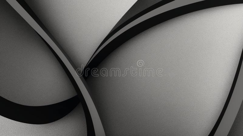 A Black and White Abstract Design Stock Illustration - Illustration of ...