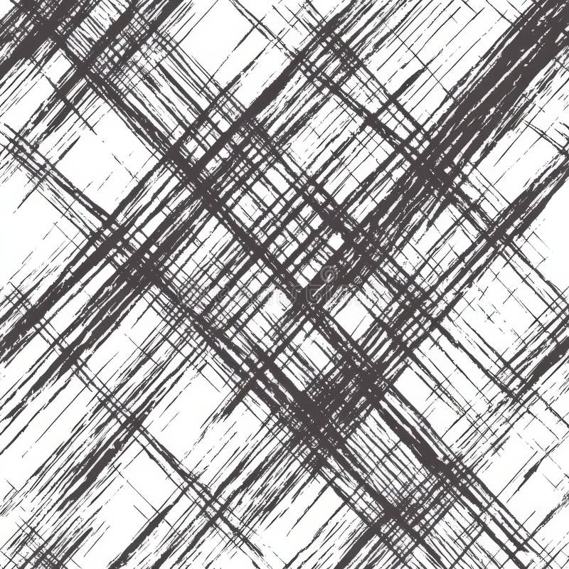 A Black and White Abstract Design with Diagonal Lines that Produce a ...