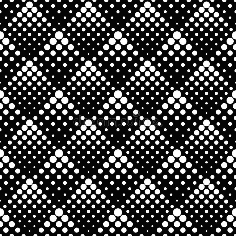 Black and White Abstract Dot Pattern Background Design Stock Vector ...