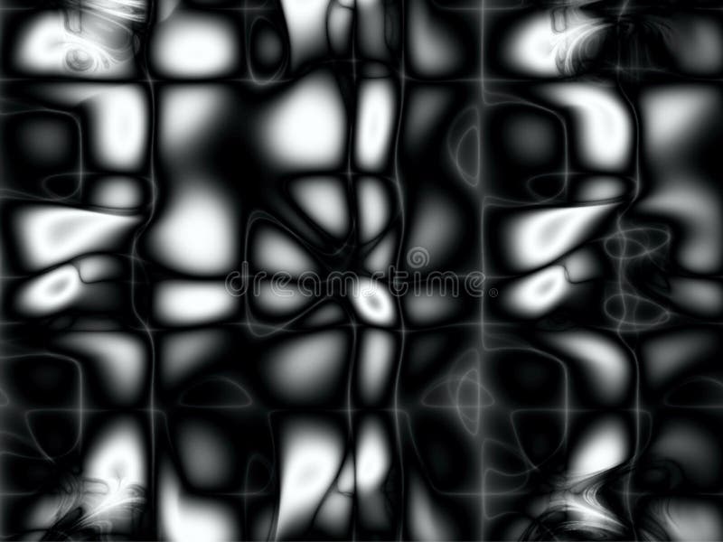Black and White Abstract Drawing, Monochrome Graphics Stock ...