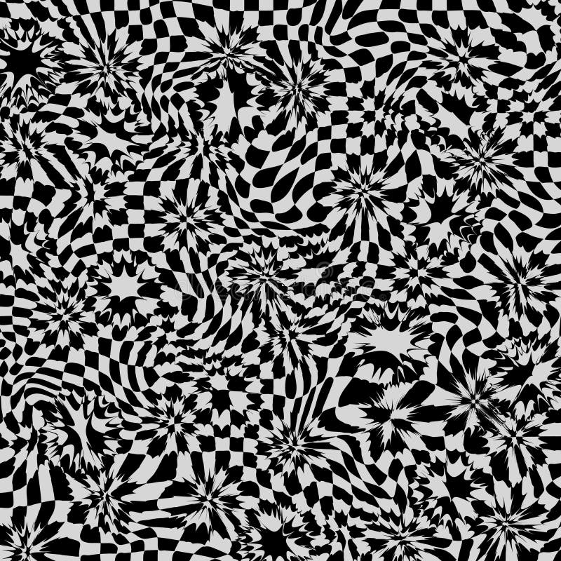 Black and White Abstract, Geometric, Square, Background. Sample Stock ...