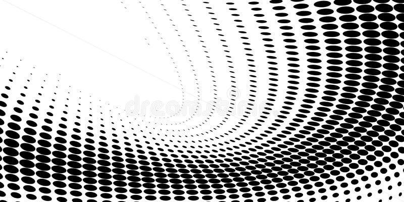 Black and White Abstract Halftone Background Stock Illustration ...