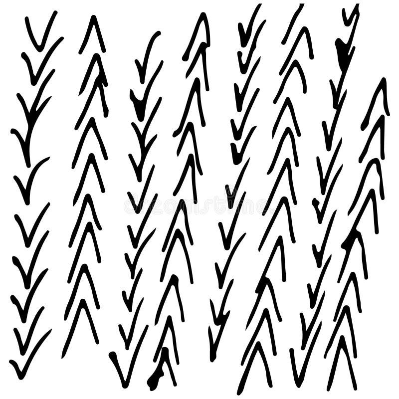 Hand Drawn Seamless Pattern. Abstract Geometric Tiling Background in ...