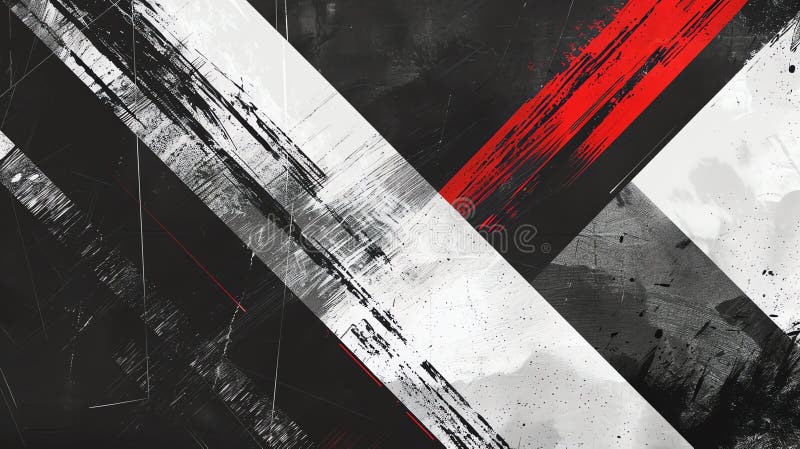 Black White Abstract Line Background with a Little Red Splashes Stock ...