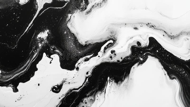 Black and White Abstract Marble Texture Stock Illustration ... Black and White Abstract Marble Texture Stock Illustration ...