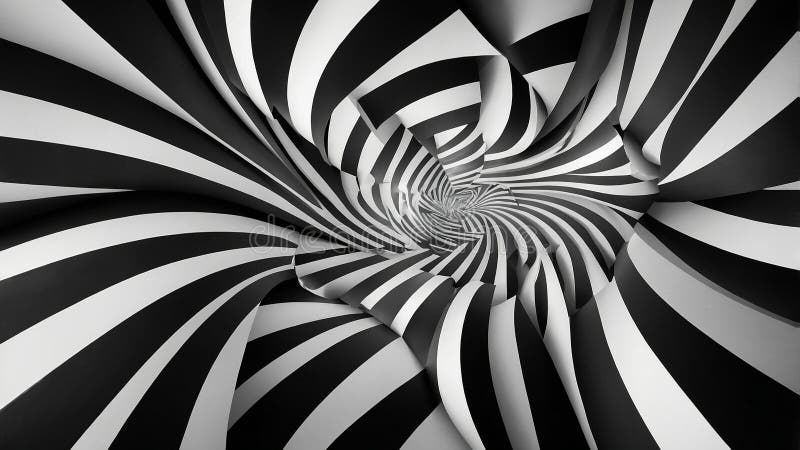Black and White Abstract Pattern Formed by Geometric Shapes and Shadows ...