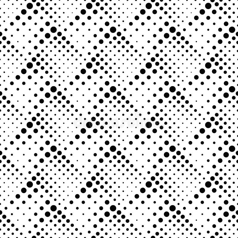 Black and White Abstract Seamless Dot Pattern Background Stock Vector - Illustration of fabric ...