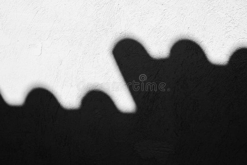 Abstract Shadow Pattern on Textured Wall. Stock Image - Image of shadow ...