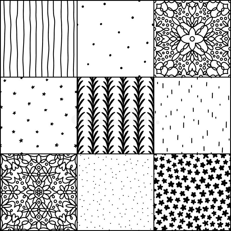 Doodle abstract patterns stock vector. Illustration of soft - 30569164