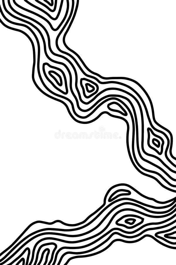 Black and White Abstract Template. Wooden Pattern Imitation. Vector ...