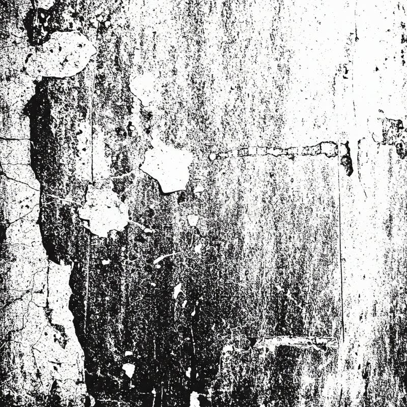 Black and White Abstract Texture Resembling a Distressed, Aged Wall ...