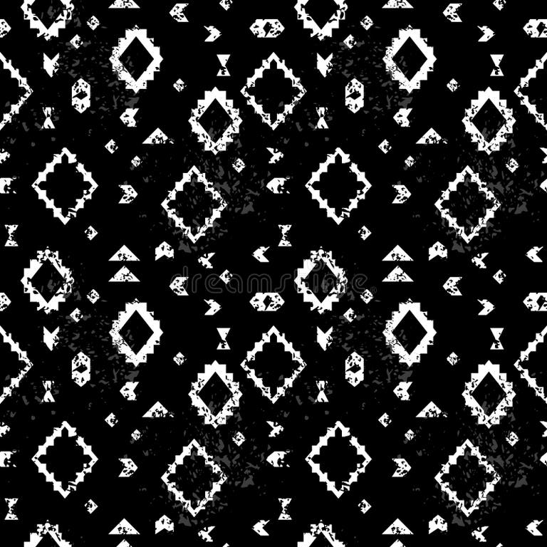 Black Aztec Pattern Stock Illustrations – 43,568 Black Aztec Pattern ...