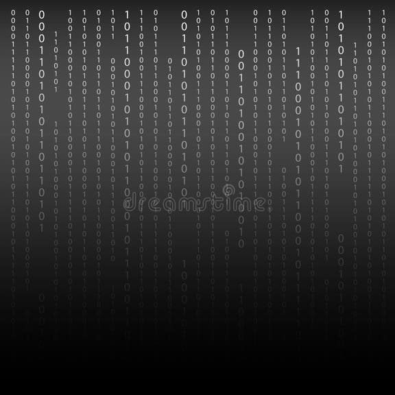 Black White Binary Digits Stock Illustrations – 675 Black White Binary Digits Stock ...