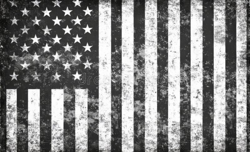 Black White American Flag Rippling Background Stock Photos - Free ...