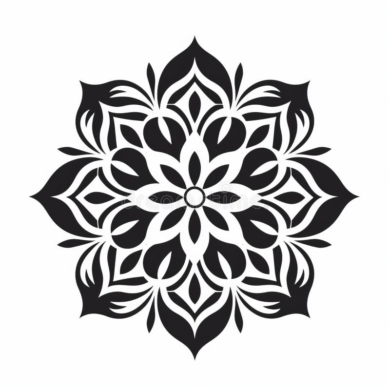 Geometric Floral Style: Powerful Symbolism in Himalayan Art Stock ...