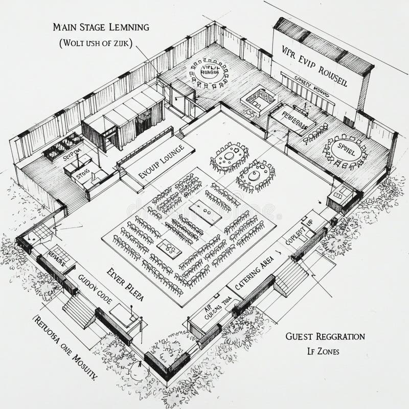 Space Architectural Floor Plan Stock Illustrations – 7,019 Space ...