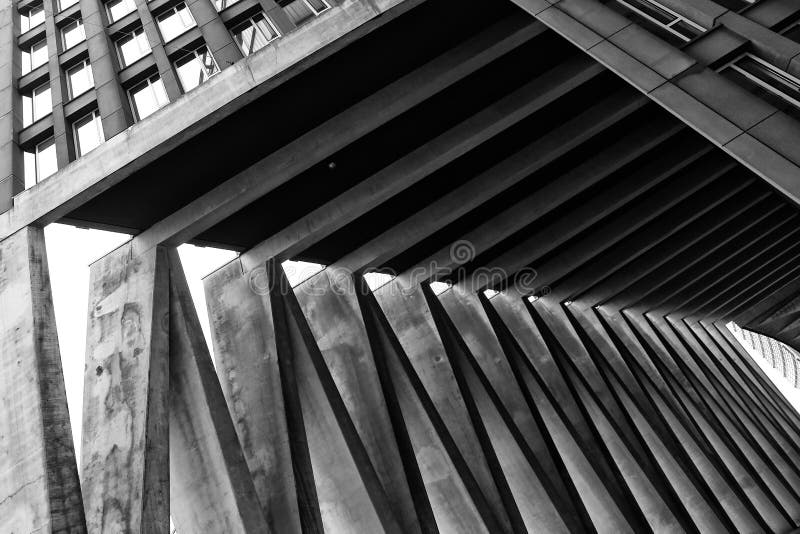 A Black and White Architectural Pattern Consisting of Three Walls and ...