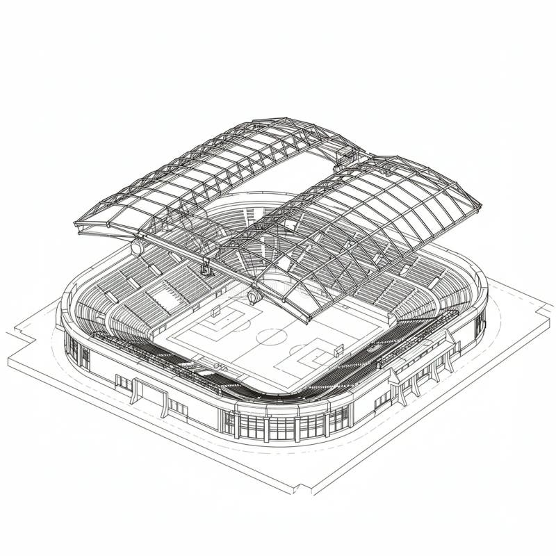Stadium Wireframe Stock Illustrations – 483 Stadium Wireframe Stock ...