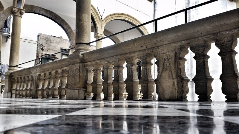 Black and White Architecture Ground Level Art Stock Image - Image of ...