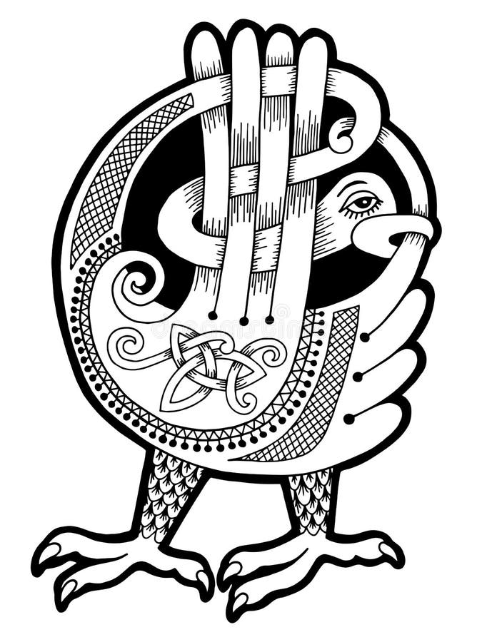 Celtic Knot Bird Stock Illustrations – 478 Celtic Knot Bird Stock ...