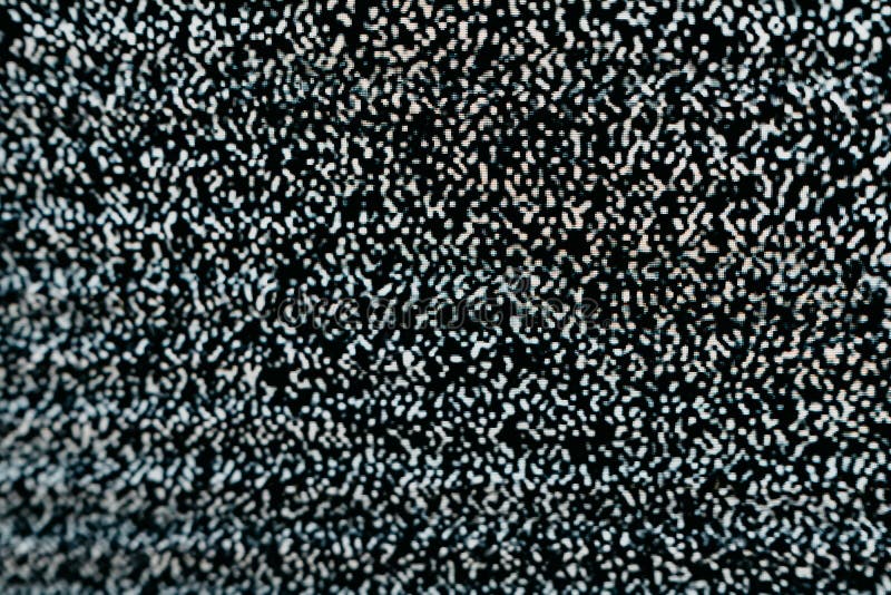 Black And White Fuzzy Screen