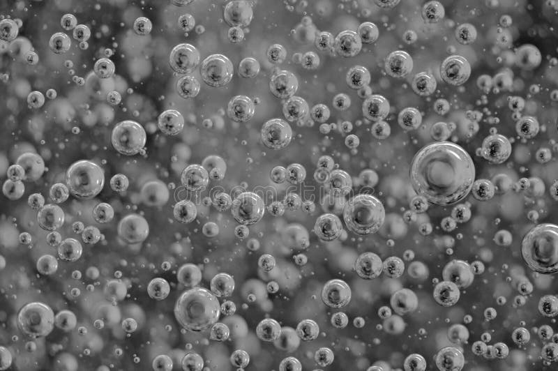 Grey Bubbles on White Background Stock Image - Image of planets, bubble ...