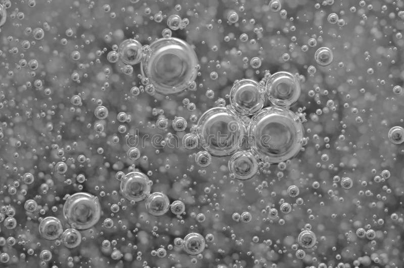 Grey Bubbles on White Background Stock Image - Image of planets, bubble ...