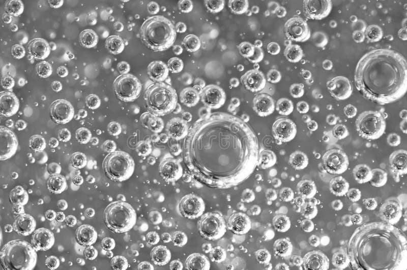 Grey Bubbles on White Background Stock Image - Image of planets, bubble ...