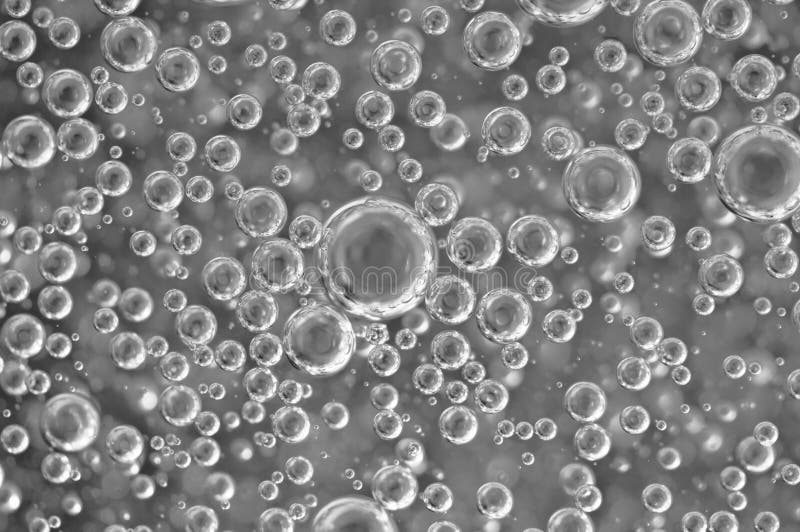 Grey Bubbles on White Background Stock Image - Image of planets, bubble ...