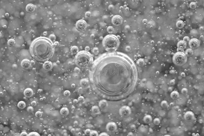 Grey Bubbles on White Background Stock Image - Image of planets, bubble ...