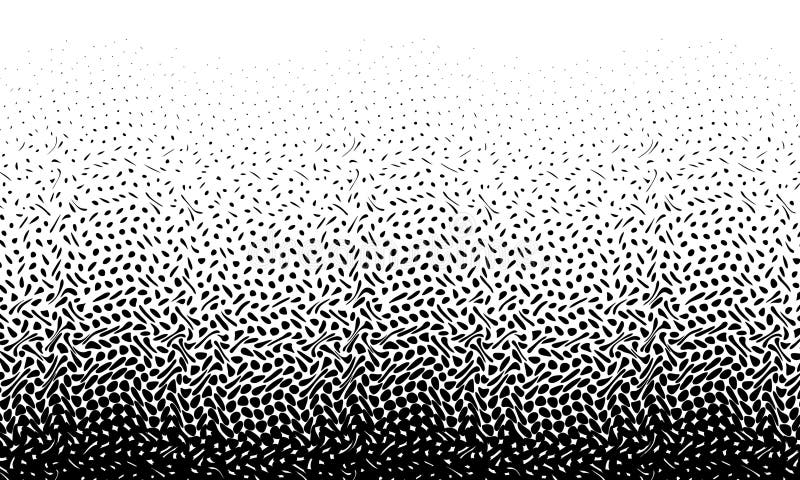 Black on White Background. Black and White Dissolve Halftone Grunge ...