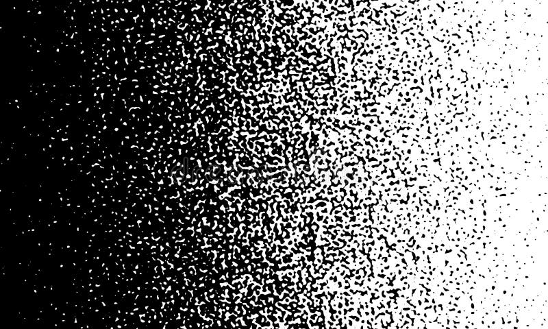 Black on White Background. Black and White Dissolve Halftone Grunge ...