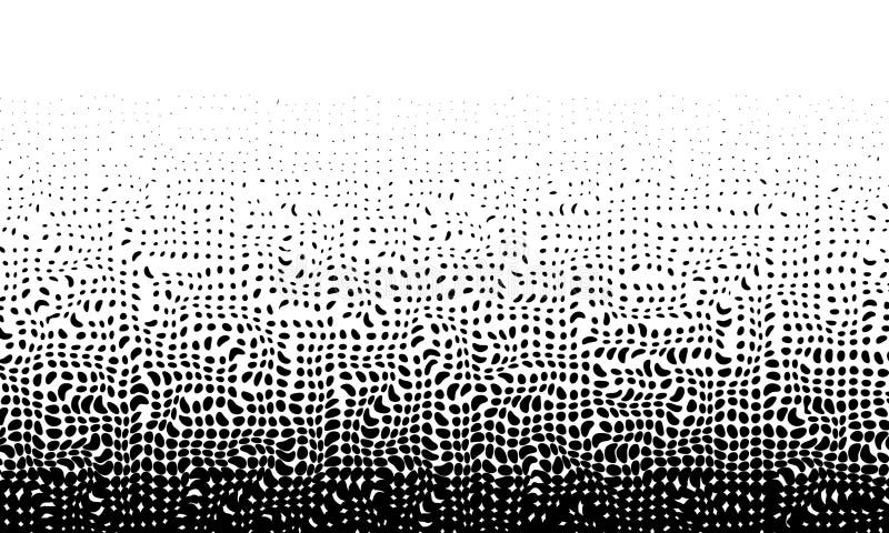 Black on White Background. Black and White Dissolve Halftone Grunge ...