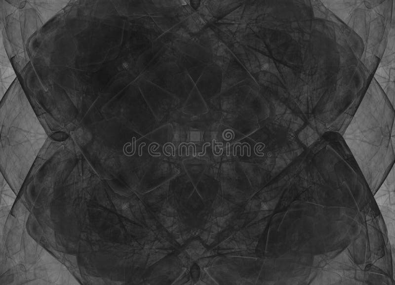 Black and White Background. Fantasy Pattern Texture. Digital Art. 3D ...
