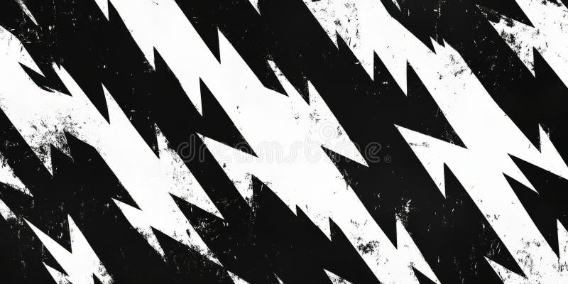 Black White Background Sharp Jagged Edges Triangular Patterns Creating ...