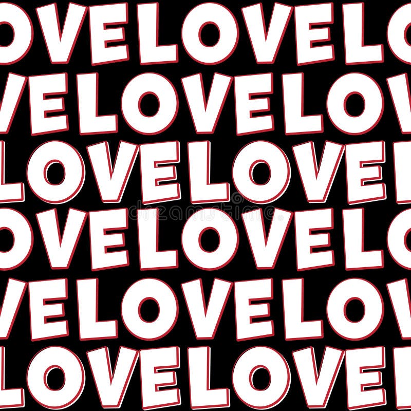 Love Word Seamless Background Tile Stock Illustrations – 459 Love Word ...